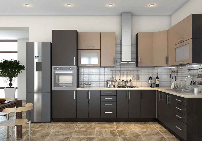 Угловая кухня "Квадрис 2800 х 1800" Garant – купить недорого в GoldenPlaza