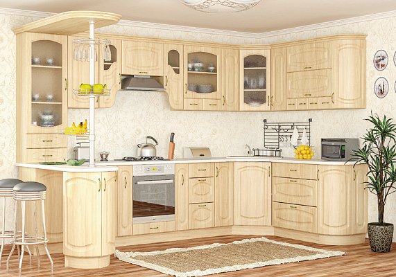 Угловая кухня – купить недорого в интернет-магазине Golden Plaza ...